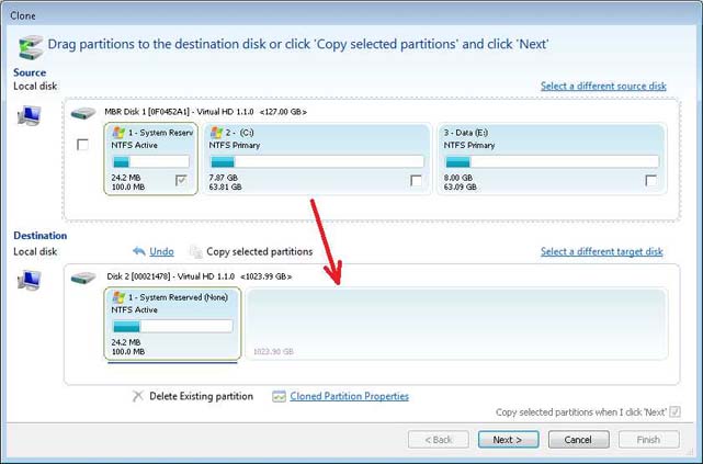 Macrium Reflect 5 I encountered an error during partition - Techyv.com
